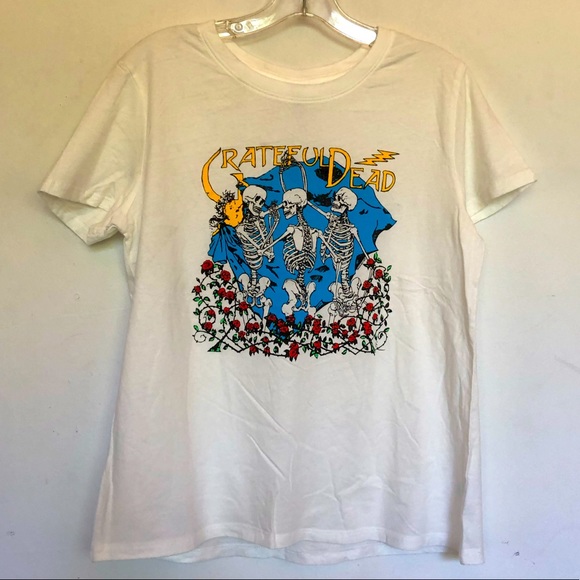 Grateful Dead | Tops | Ladies Grateful Dead Dancing Skeleton Tee Shirt ...